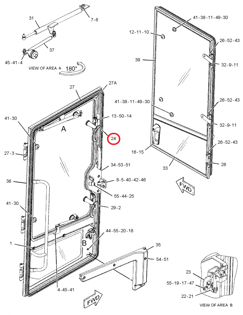 Caterpillar Latch Gp-Cab Door & Window 2996986 - Caterpillar JCB ...