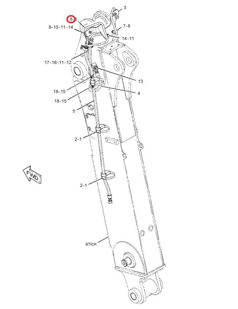 Caterpillar Tube As 3053570 - Caterpillar JCB Komatsu Newholland Spare ...